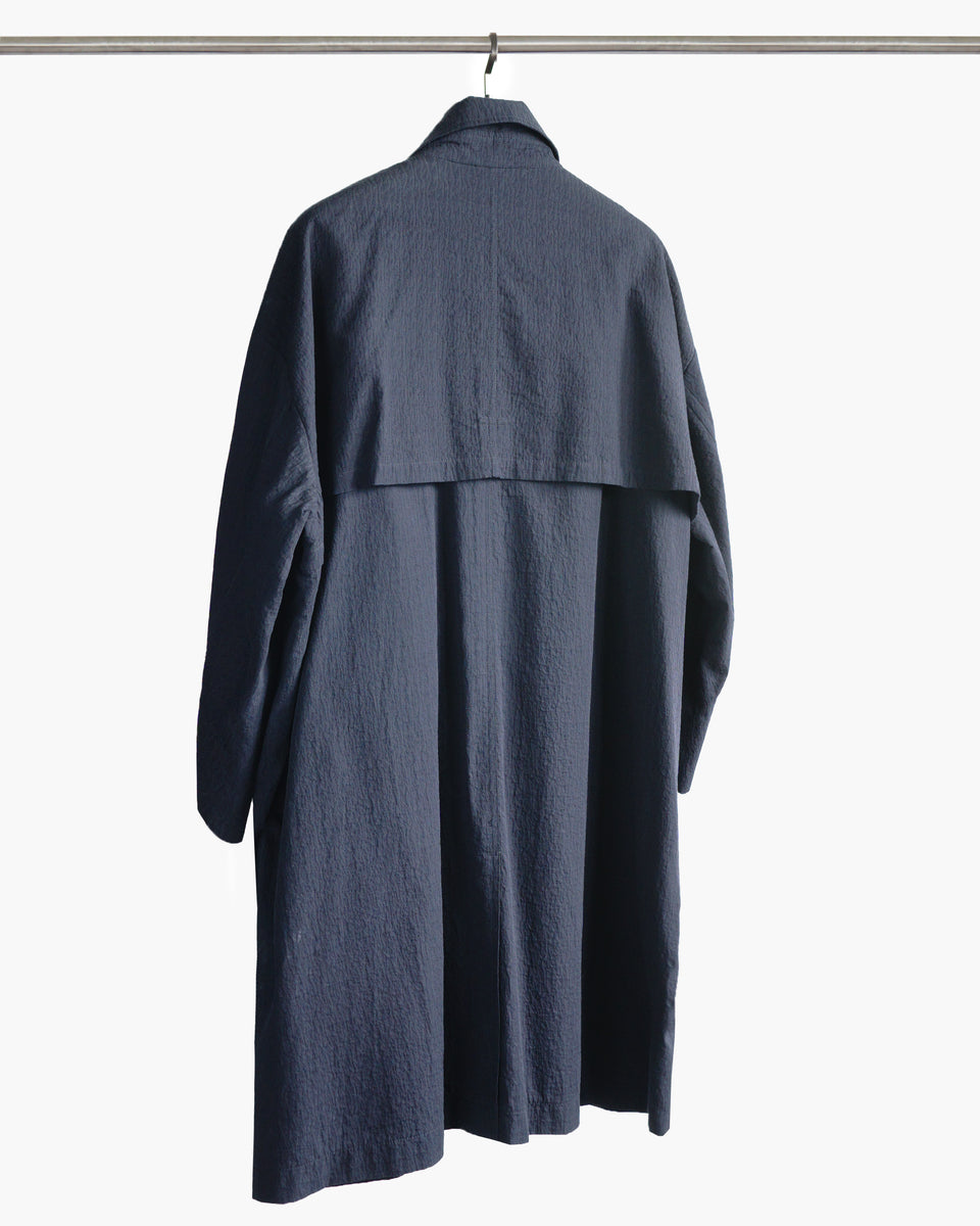 ROSEN | Orwellian Coat in Cotton Linen