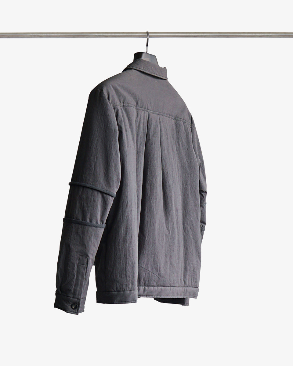 ROSEN | Vasa Padded Chore Coat in Stonewashed Cotton Poplin